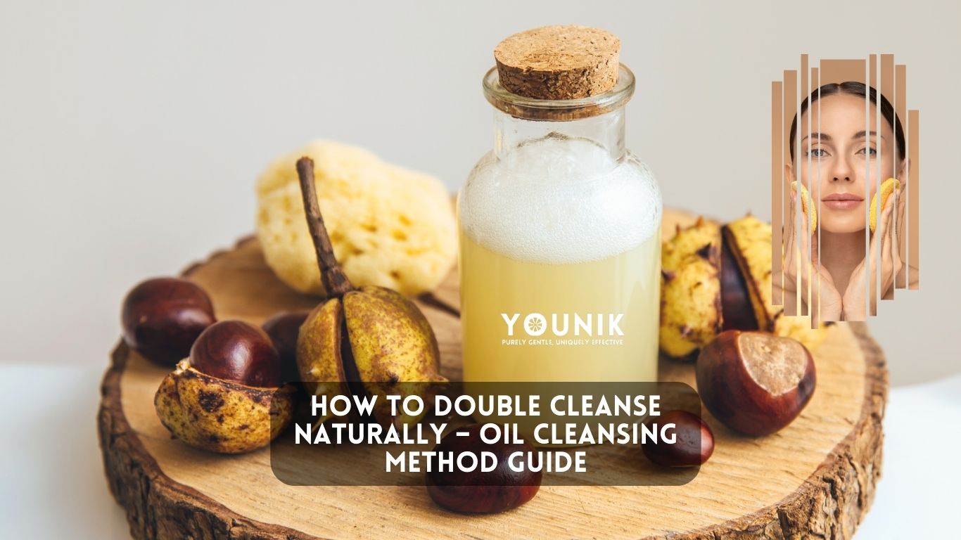 🌿 How to Double Cleanse Naturally – Oil Cleansing Guide for Glowing ...